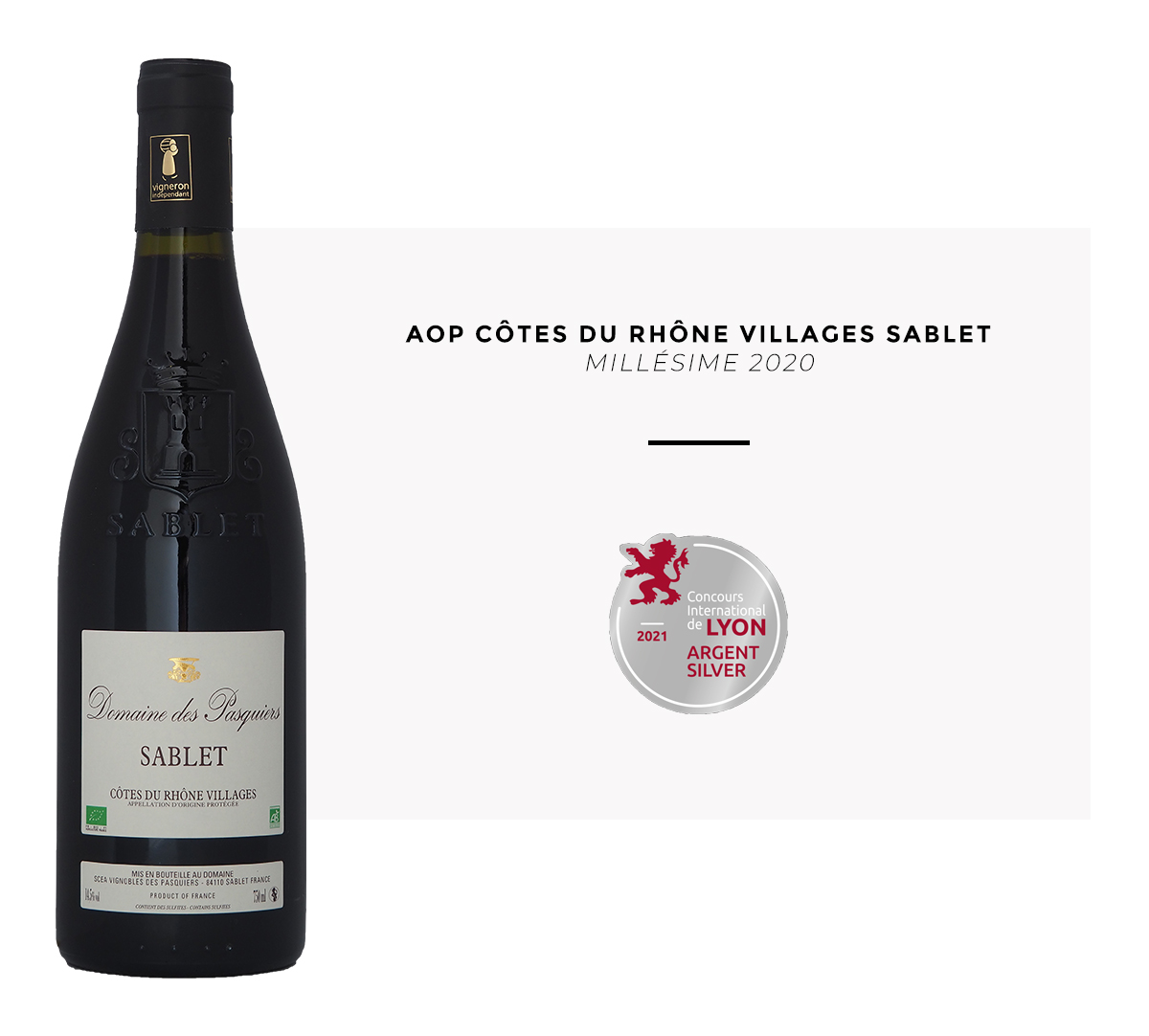 News : Concours International de Lyon 2021 - Domaine des Pasquiers